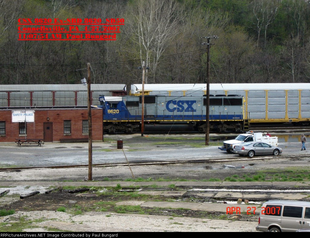CSX 8620 Ex- SBD 8620 SD50 April 27, 2007